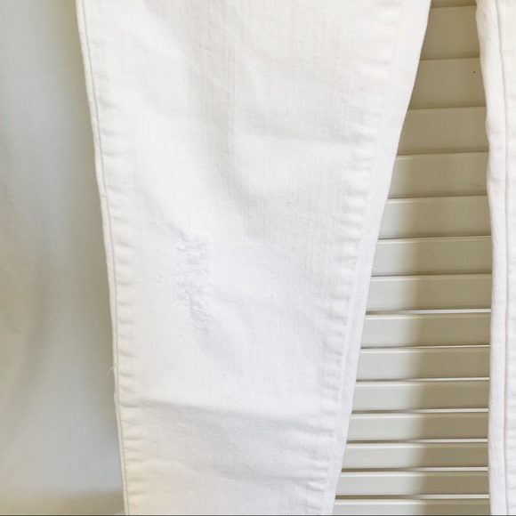 Zara | Pants & Jumpsuits | Euc Zara Core Denim White Trafaluc ...